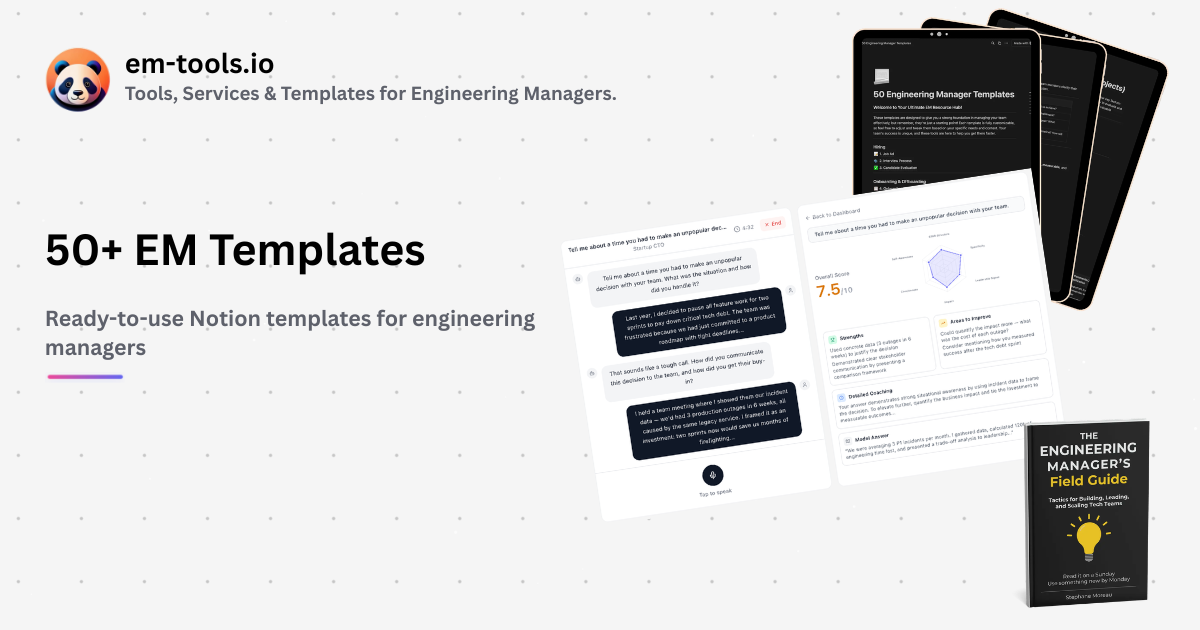 50+ Engineering Team Templates for Notion (Free & Paid) | Engineering ...
